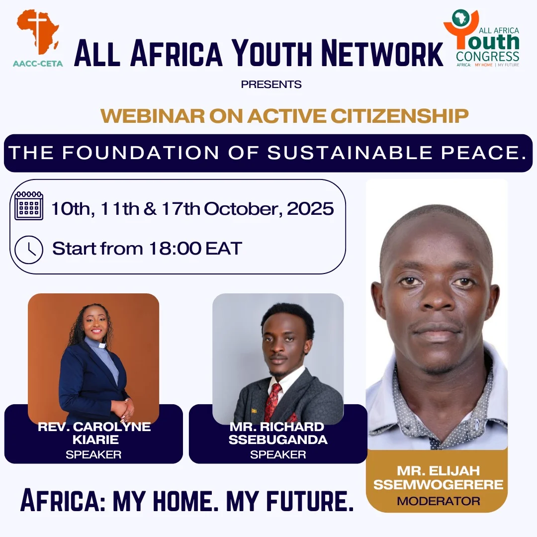 AAYC Webinar on Active Citizenship and Peacebuilding | AACC-CETA : All Africa Conference of ...